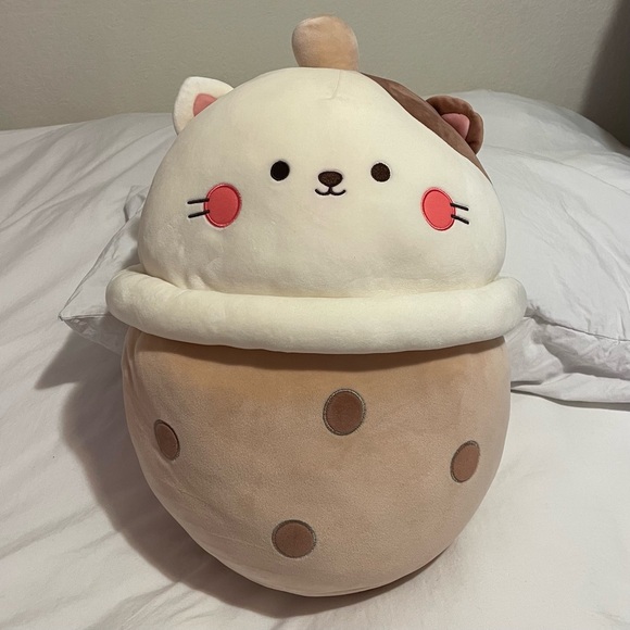 MINISO | Toys | Milk Tea Bubble Tea Boba Cat Kitten Plush Toy Miniso ...